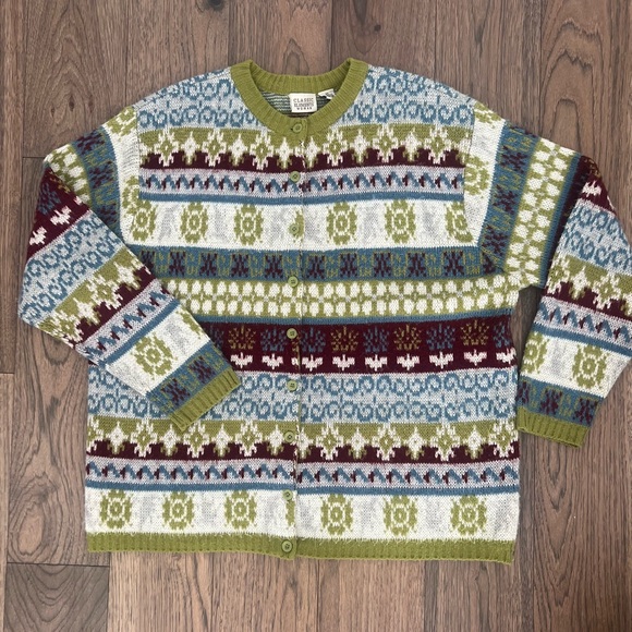 Classic Elements | Sweaters | Vintage Womens Cardigan 2x | Poshmark